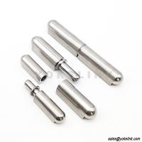 China Stainless Steel Weld-On Hinges Bullet Hinge for Swing Door for sale