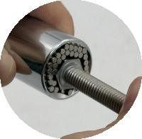 China 1/4'' 3/8'' Adjustable Universal Socket for Multi-Tool Accessories for sale