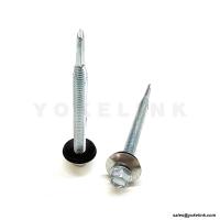 China Red Painted Steel Self Tapping Roofing Screw Wing Teks Screw for sale