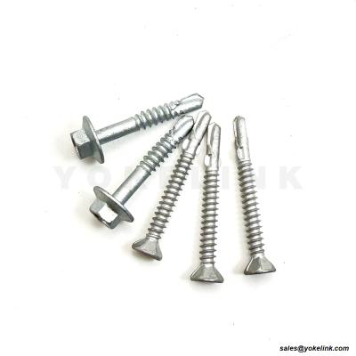 China Cross-Slotted Head Roof Sheet Metal Self Tapping Screws for sale