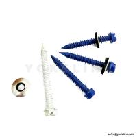China 3/16'' Masonry Screw Blue coating Concrete Anchor Screws for sale