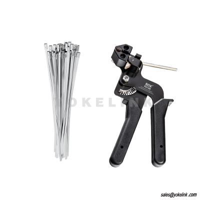 China OEM Branding Smooth Cutting Tool Nylon Stainless Steel Metal Tie Wrap Gun Cable Tie Gun for Fastening and Cutting for sale