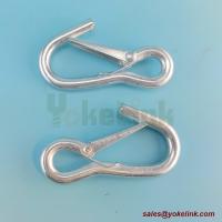 China High quality Zinc Plated Carbon Steel Spring Snap Hooks 10 X 100 mm for sale