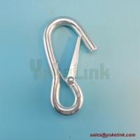 China High quality Zinc Plated Carbon Steel Spring Snap Hooks 10 X 100 mm for sale