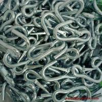 China Metal Zinc Plated Locking Carabiner Spring Snap Hook 10 X 100 mm for sale
