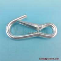 China Zinc-plated steel with spring-loaded closures Spring Snap Hook for sale