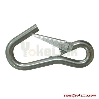 China 10X100  Steel Zinc Plated Spring Snap Hook for sale for sale