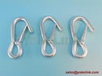 China 10X100  Steel Zinc Plated Spring Snap Hook for sale for sale