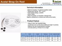 China weather resistance Acetal Strap On Reel, Cable Tie 1/2