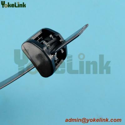 China Acetal Cable Tie Reel of Strap black Tie Strap Roll, Plastic Reel, 50 ft for sale