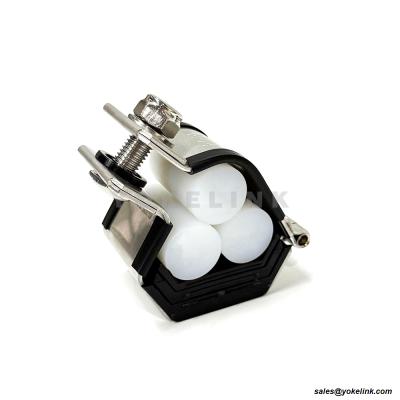 China IEC 61914 Trefoil Quad Single Cable Cleats Stainless Steel, Multiple Size Available for sale