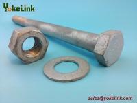 China Hot Forged ASTM A194 2H Nut Heavy Hex Hot Dip Galvanized with A449 Bolt for sale