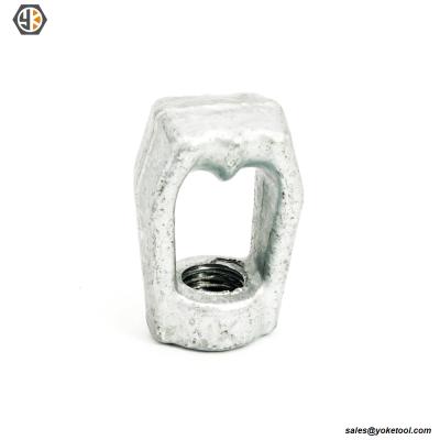 China Heavy Duty Twin Thimble Eye Nut | Poleline Fasteners | IEEE C135.80 Guying Hardware for sale