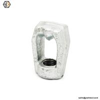 China Heavy Duty Twin Thimble Eye Nut | Poleline Fasteners | IEEE C135.80 Guying Hardware for sale