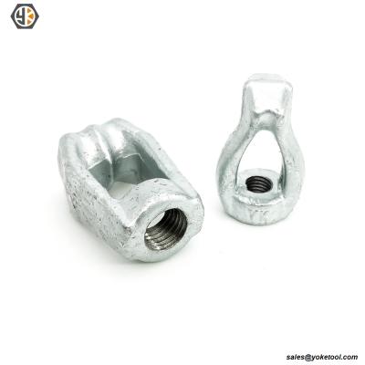 China Thimble Eye Nut HDG | Drop Forged Guying Hardware | IEEE C135.80 Eye Nut for sale