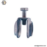 China Acorn Ground Rod Clamp | Direct Burial Earthing Clamp | Yokelink for sale