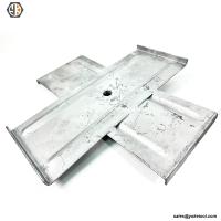 China Cross Plate Earth Anchor | Drilled Hole Guy Anchor | Yokelink for sale