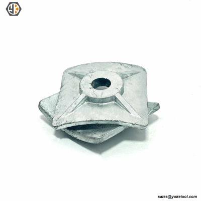China Cast Square Curved Washer HDG | Ductile Iron Utility Washer | IEEE C135.80 & CSA C83 Polelin Hardware for sale