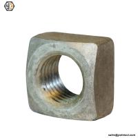 China HDG Square Nut | Oversized Tapped Utility Nuts | IEEE C135.80 & CSA C83 for sale