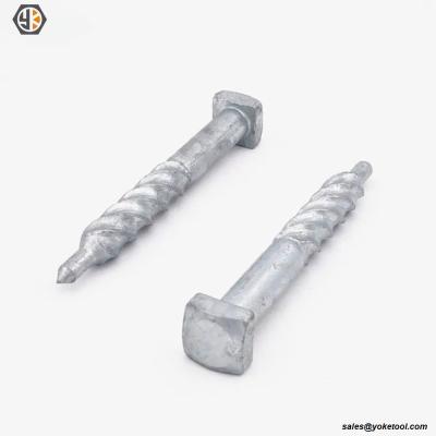 China Square Head Lag Screw | Fetter Drive Pilot Point | IEEE C135.80 & CSA C83 |Utility Pole Fastener for sale