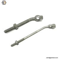 China 5/8'' Thimble Eye Bolt Drop Forged HDG IEEE C135.1 & CSA C83 SEC Compliant Poleline Fastener for sale