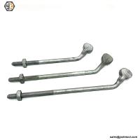 China 5/8'' Thimble Eye Bolt Drop Forged HDG IEEE C135.1 & CSA C83 SEC Compliant Poleline Fastener for sale
