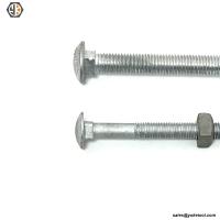 China 3/8'' Carriage Bolt HDG IEEE C135.1 & CSA C83 SEC Compliant Poleline Fastener for sale