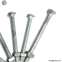 China 3/8'' Carriage Bolt HDG IEEE C135.1 & CSA C83 SEC Compliant Poleline Fastener for sale