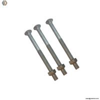 China 3/8'' Carriage Bolt HDG IEEE C135.1 & CSA C83 SEC Compliant Poleline Fastener for sale