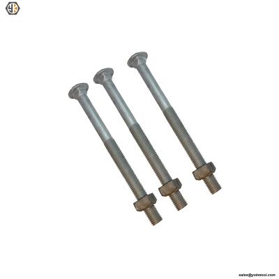 China 3/8'' Carriage Bolt HDG IEEE C135.1 & CSA C83 SEC Compliant Poleline Fastener for sale