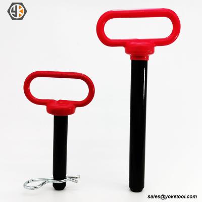 China Magnetic 12mm Trailer Pin with Cotter Hitch Pin Yellow Handle Hitch Trailer Pins for sale