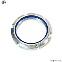China Zinc Plated Guk Type Lock Nut Slotted Radial Shaft Nylon Insterd Round Lock Nut for sale