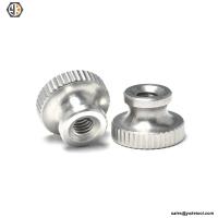 China DIN 464 Stainless Steel M5 X 16mm Knurled High Thumb Screws for sale