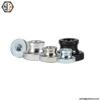 China Black Steel and Stainless Steel Round Knobs Hand Nuts for 3D Printer Parts for sale
