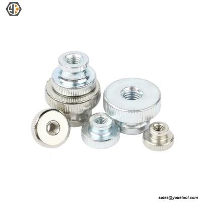 China DIN466 Stainless Steel Knurled Thumb Nuts With Collar M3 M4 M5 M6 M8 M10 for sale