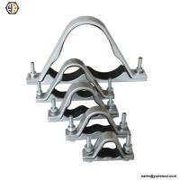 China Trefoil Cable Cleat Aluminum M8 Mounting CCAL1H3238-X for sale