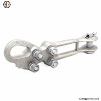China Straight Line Strain Clamp | A356-T6 Aluminum LPDC Casting | Overhead Line Strain Clamp for sale