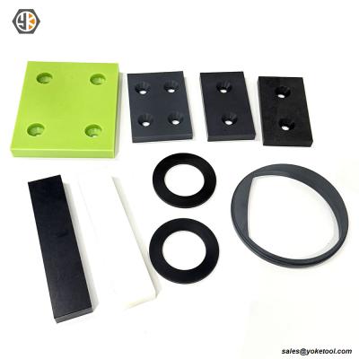 China UHMW PE Irregular Shape Machined Parts Wear Plates Cutting Drilling Service for sale