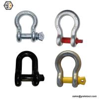 China D-type American Shackle Zinc Plated Galvanized Anchor Shackle Bolts for sale