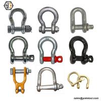 China D-type American Shackle Zinc Plated Galvanized Anchor Shackle Bolts for sale