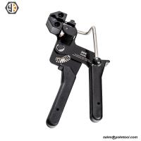 China Self-Locking Metal Stainless Steel Ball Lock Fully Polyester Coated Ties for sale