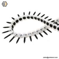 China M3.5 M3.9 Black Coarse/Fine Thread Collated Drywall Screws 25mm 35mm 65mm for sale