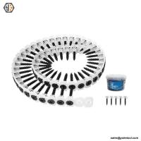 China M3.5 M3.9 Black Coarse/Fine Thread Collated Drywall Screws 25mm 35mm 65mm for sale