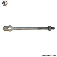 China 5/8in X 5ft Thimbl Eye Earth Anchor Rod with Expanding Plate Anchor 1/2'' 5/8'' 3/4'' for sale