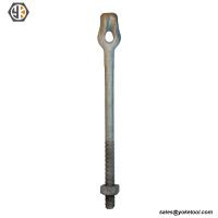 China 5/8in X 5ft Thimbl Eye Earth Anchor Rod with Expanding Plate Anchor 1/2'' 5/8'' 3/4'' for sale