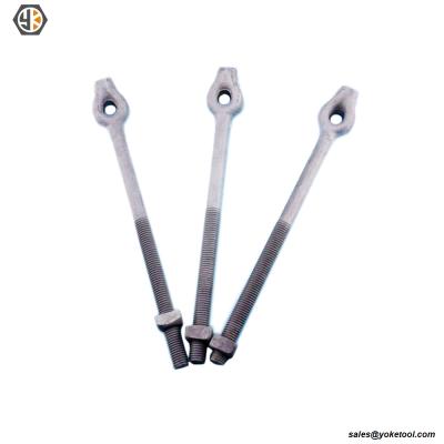 China Power Utilities Rod Expanding Cross Plate Anchor, 3/4in X 9ft Twineye Anchor Rods for sale