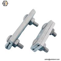 China Hot DIP Galvanized Double Groove Cable Suspension Wire Clamp for sale