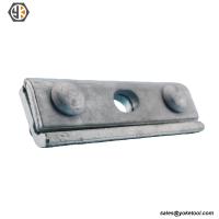 China Hot DIP Galvanized Double Groove Cable Suspension Wire Clamp for sale