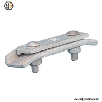China Hot DIP Galvanized Double Groove Cable Suspension Wire Clamp for sale