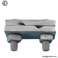 China Hot DIP Galvanized Double Groove Cable Suspension Wire Clamp for sale